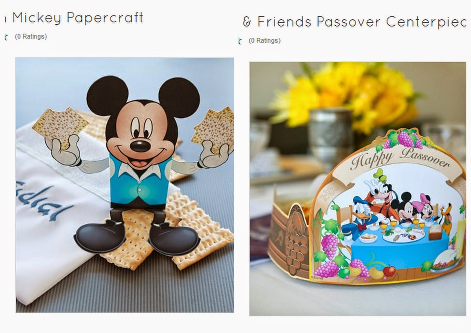 Themed Passover Days: Disney And (I'm So Tickled) Matzah-rella Pizza ...